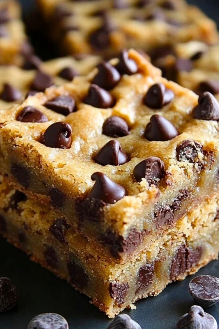 Chewy Chocolate Chip Cookie Bars