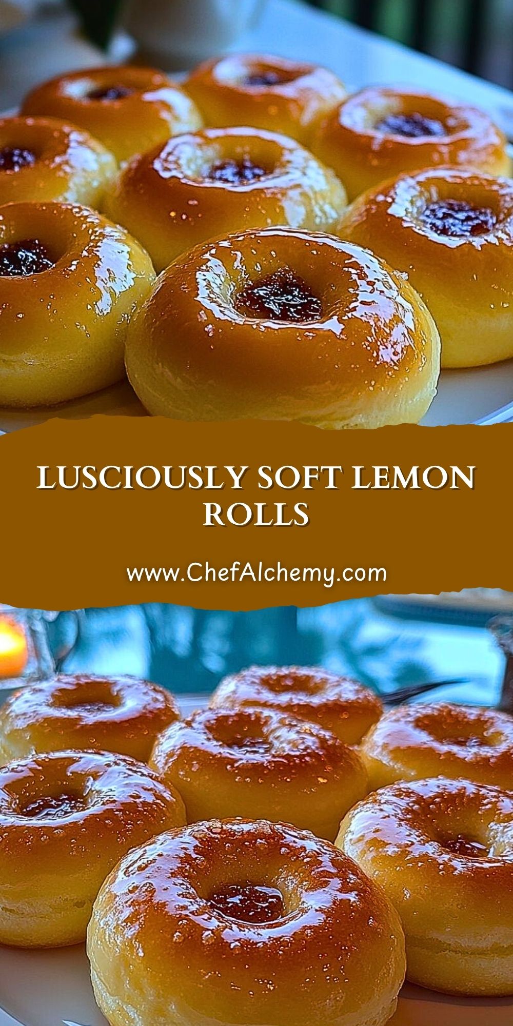 Lusciously Soft Lemon Rolls