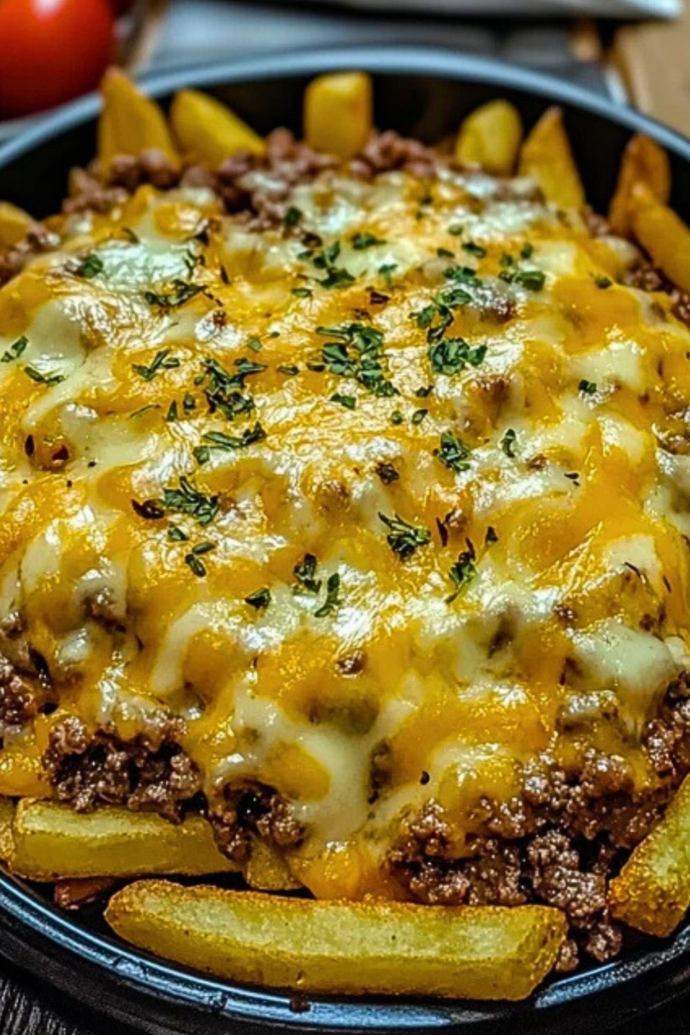 Cheesy Loaded Beef Fries