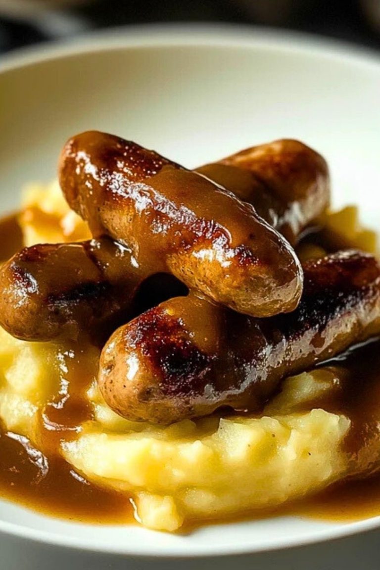 Classic Bangers and Mash