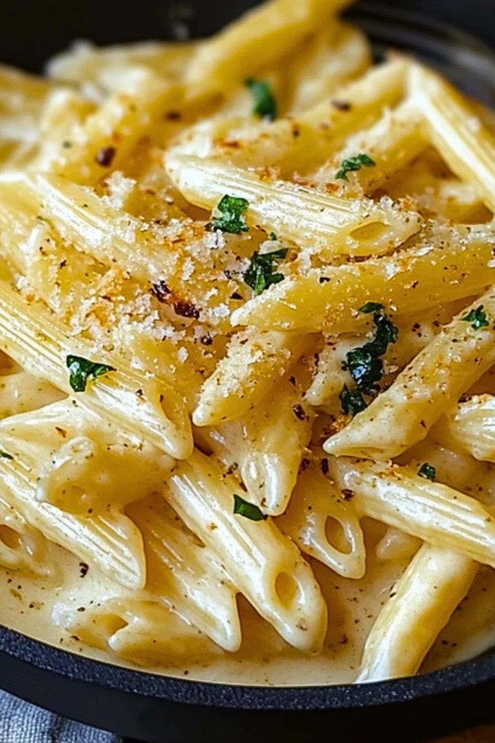 Creamy Garlic Penne Pasta – Chef Alchemy