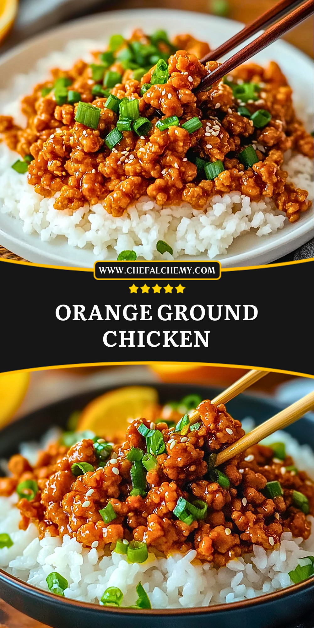 Orange Ground Chicken