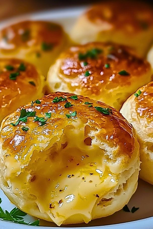 Pillsbury Biscuit Garlic Butter Cheese Bombs