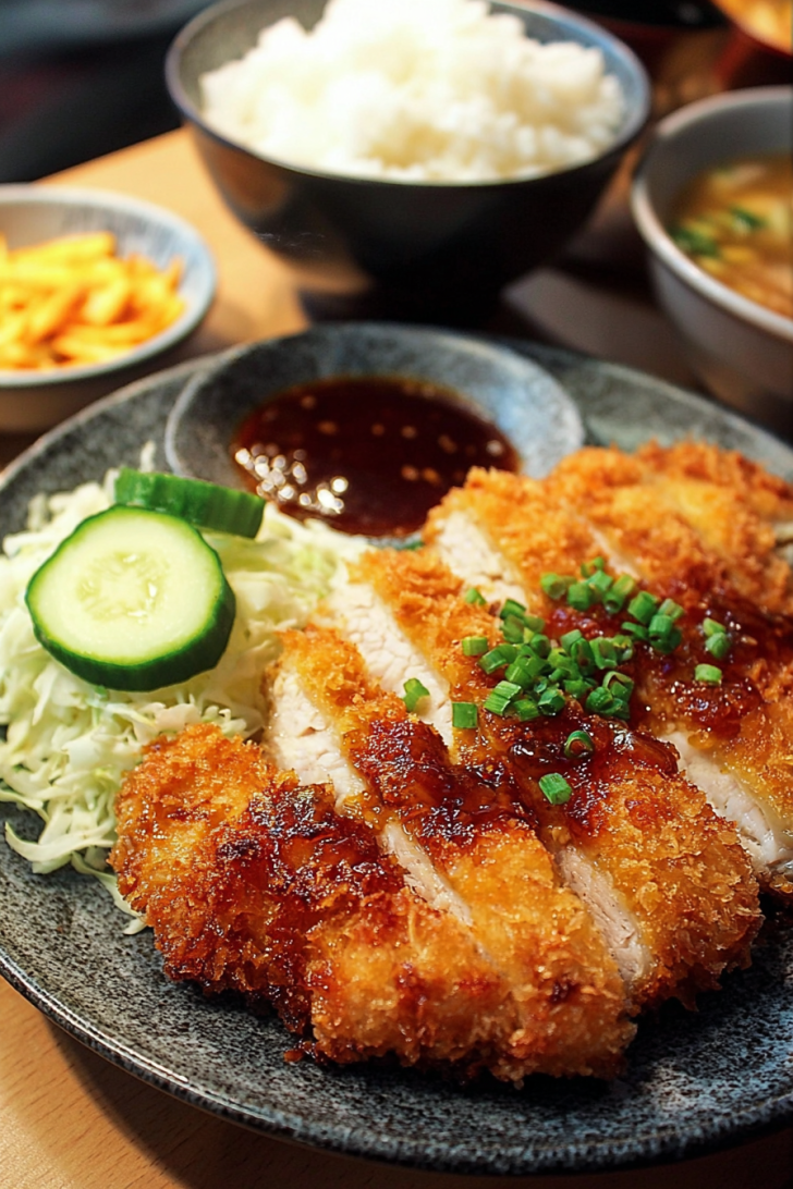 Fried Chicken Katsu with Panko