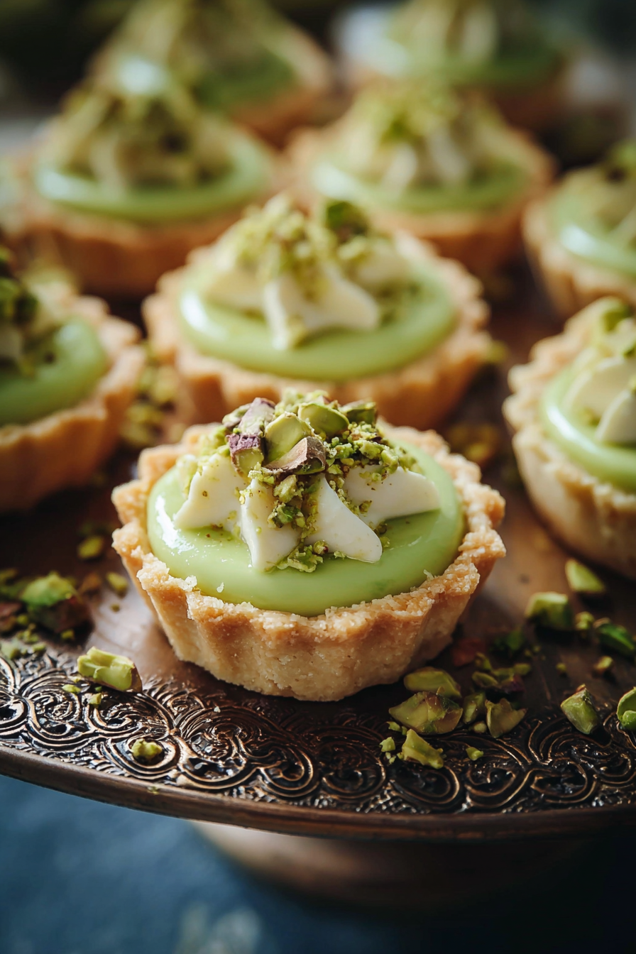 Mini Pistachio Tartlets