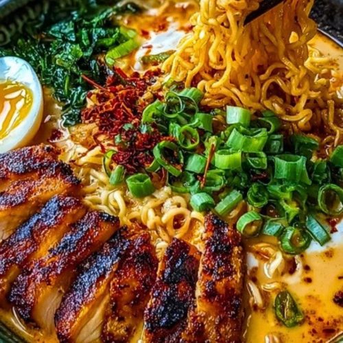 Chicken Scampi with Creamy Garlic Parmesan Rice