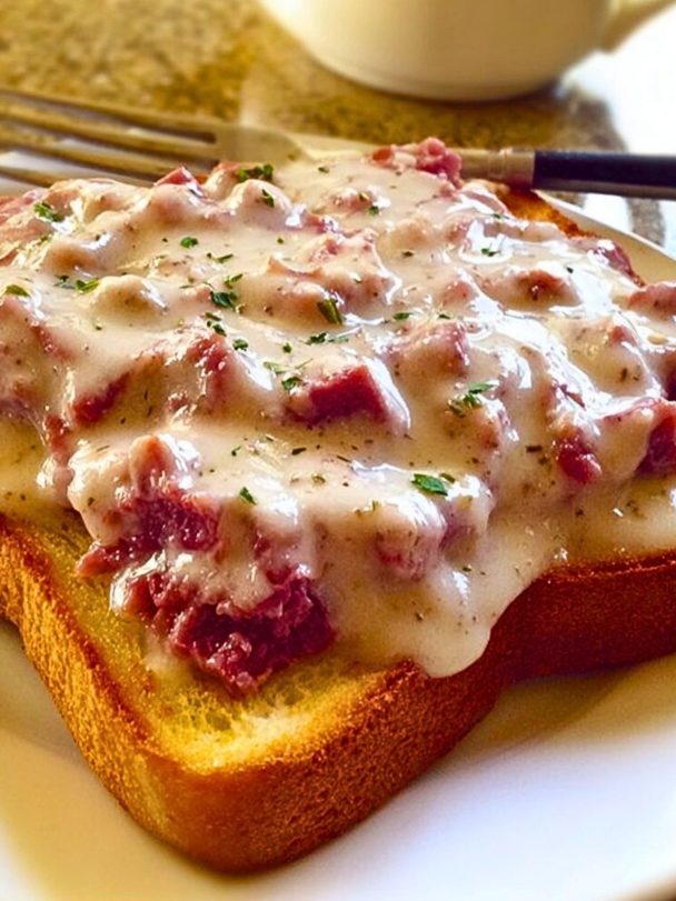 Creamed Chipped Beef on Toast Recipe