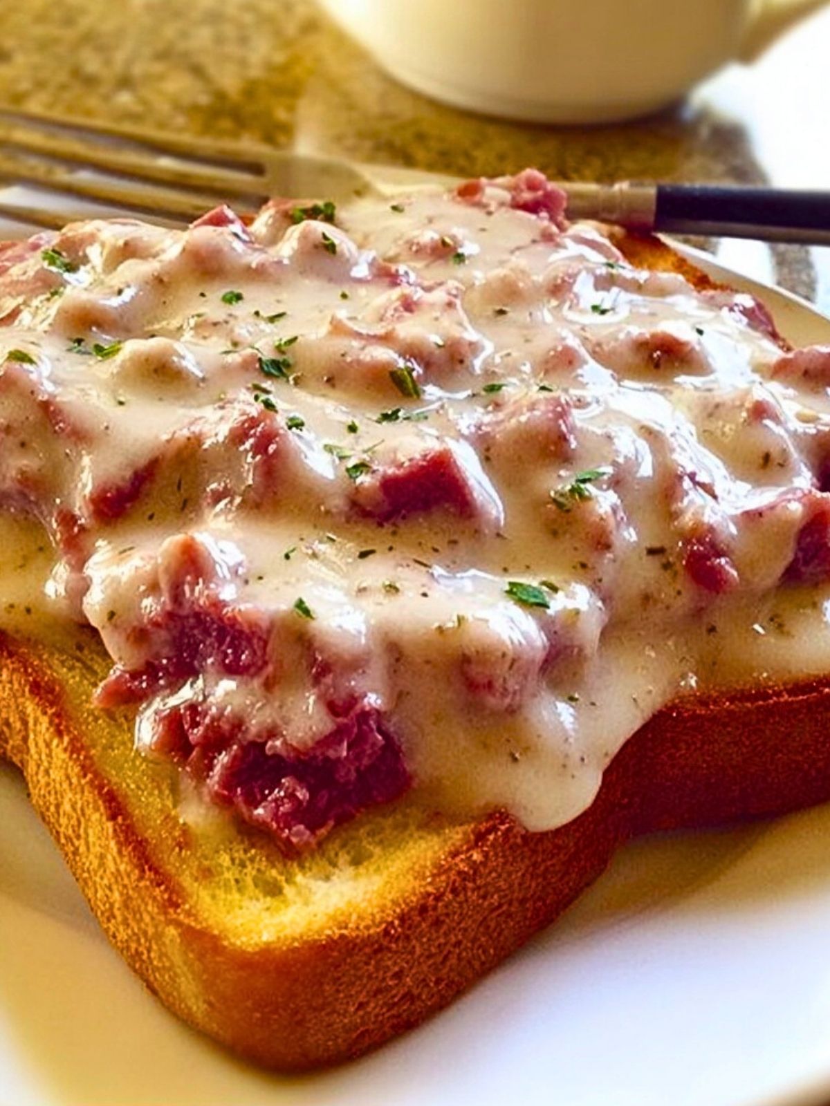 Creamed Chipped Beef on Toast Recipe