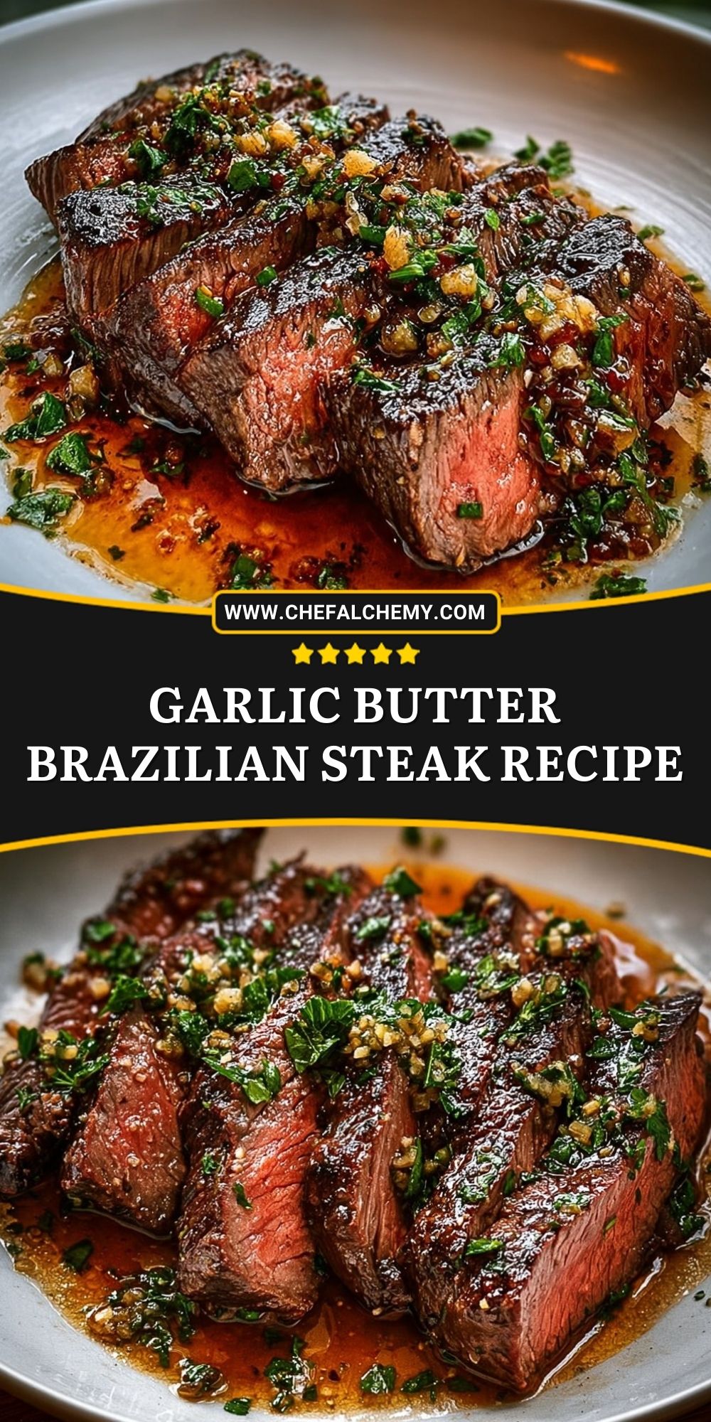 Garlic Butter Brazilian Steak Recipe